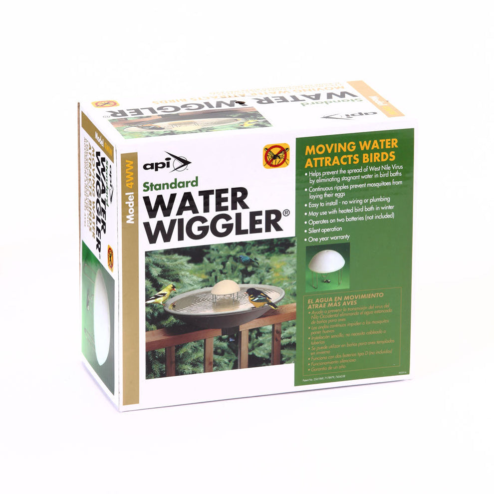 Water Wiggler Bird Bath Water Agitator, Beige – Backyard Nature Products
