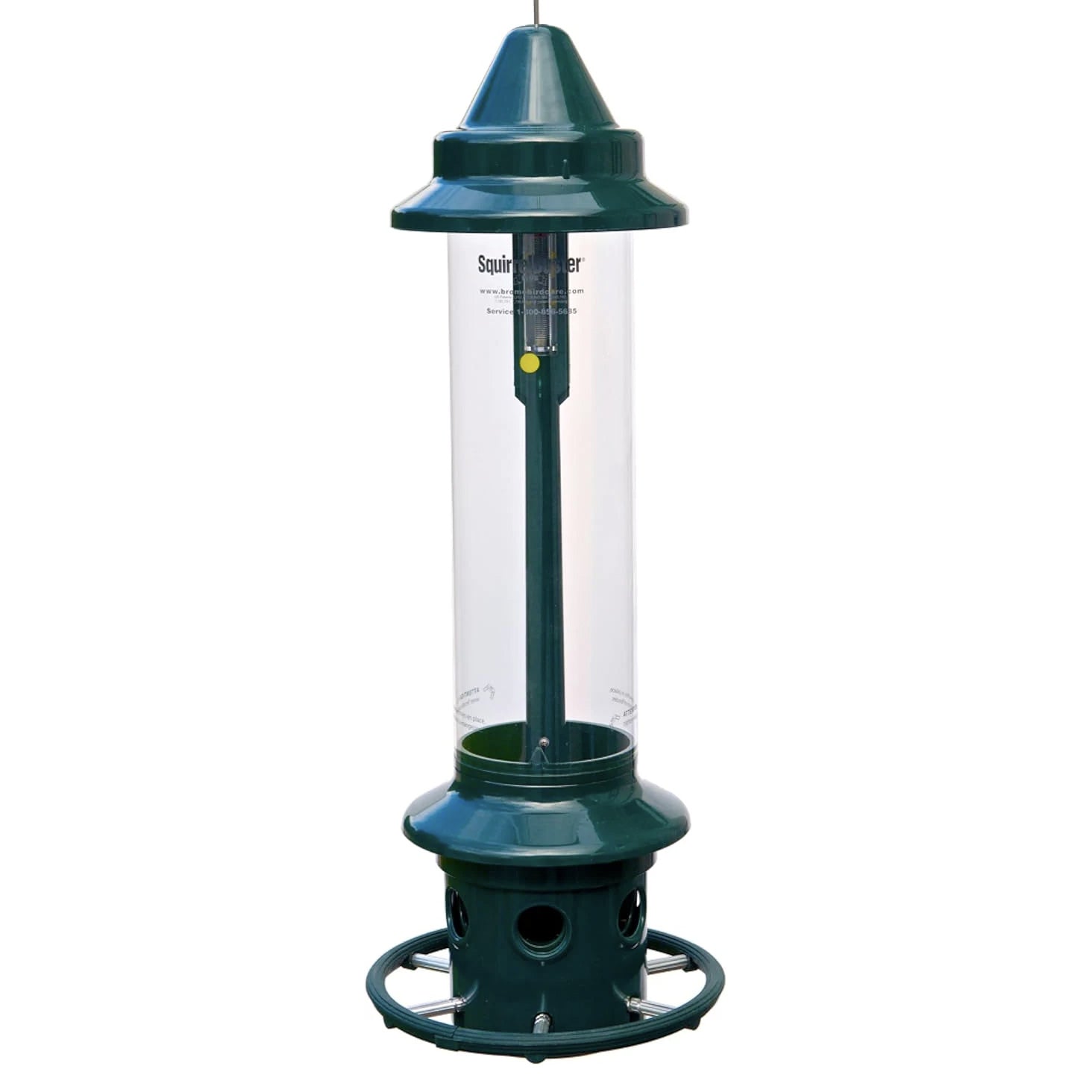 Brome Squirrel Buster Plus Squirrel-proof Bird Feeder w/Cardinal Ring ...